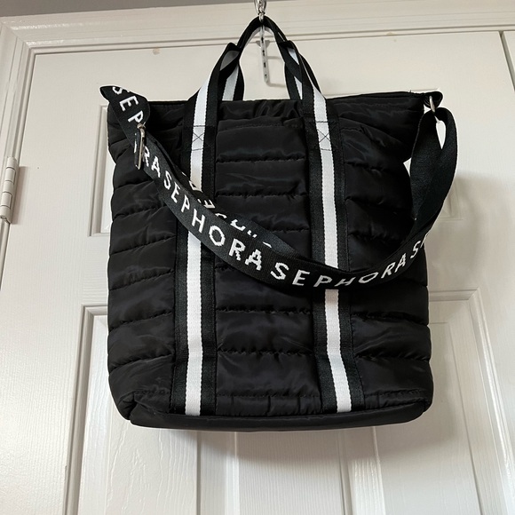 Sephora | Bags | Sephora Quilted Puffer Tote Travel Bag | Poshmark